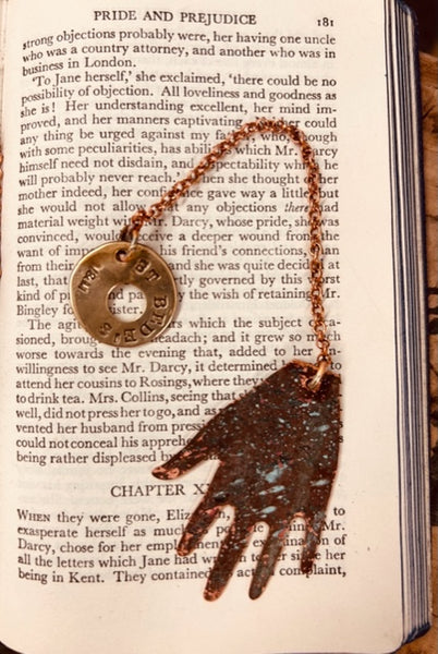 Bookmark Hand – Vetro e Metallo